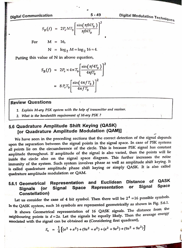 16QAM - Chithode Book Material | PDF