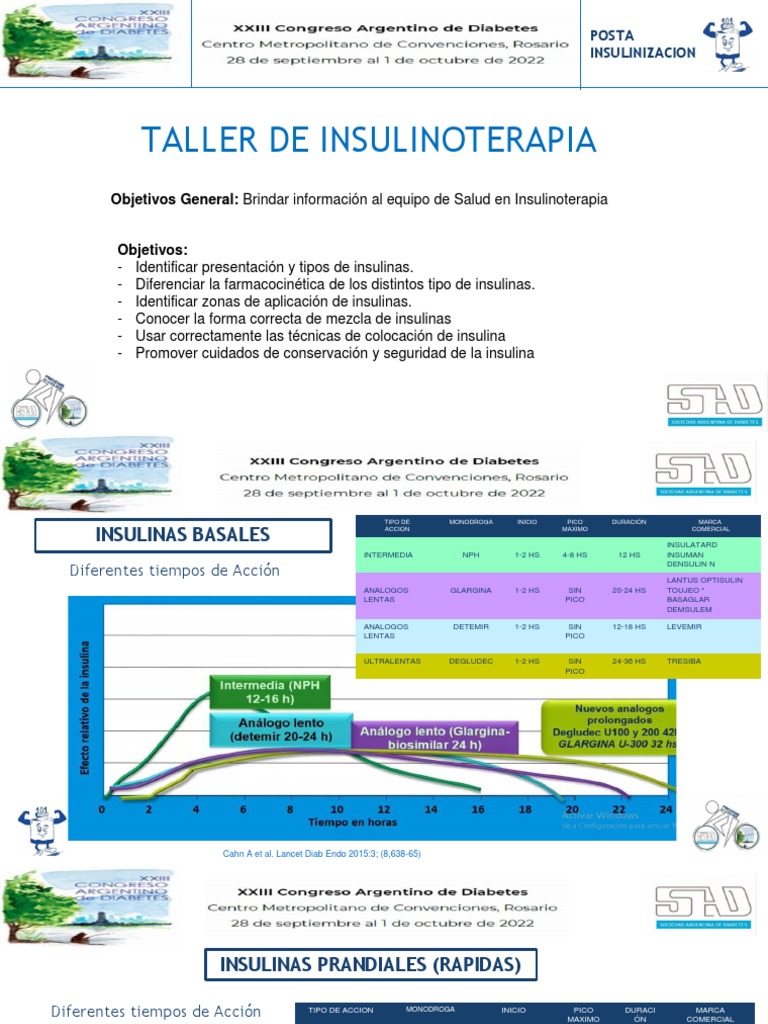 Guía Completa de Insulinoterapia | PDF | Inyección (medicina) | Tratamientos médicos