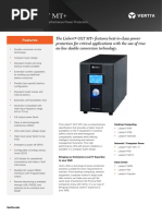 Vertiv Liebert Sts2 Static Transfer Switch Brochure SL 20600 | PDF ...