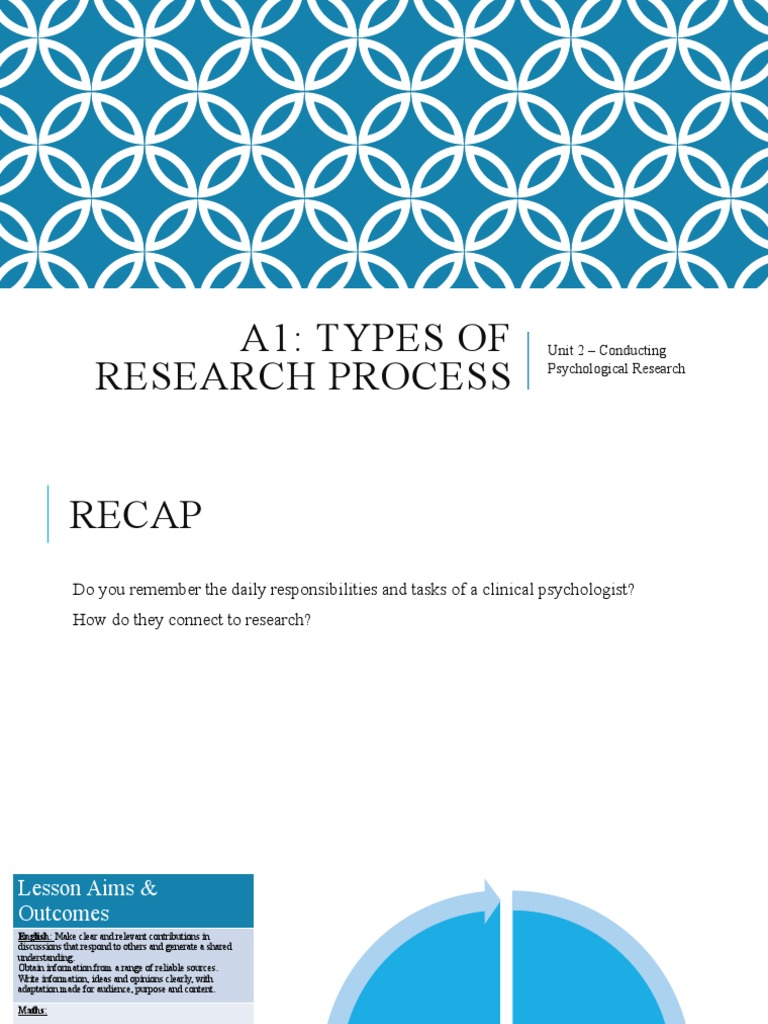 Unit 2 Conducting Psychological Research Lesson 3-1 | PDF | Psychology ...
