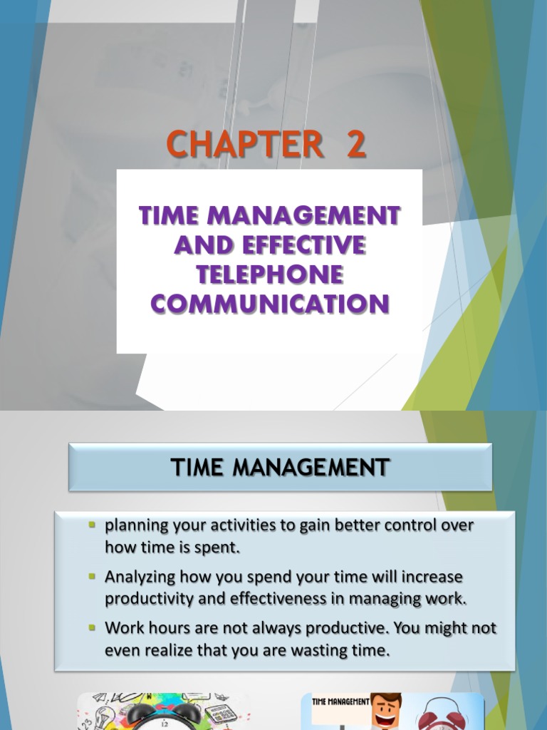 Chapter 2 Time Management (Part 1) | PDF | Workflow | Photocopier Chapter 2 Time Management (Part 1) | PDF | Workflow | Photocopier
