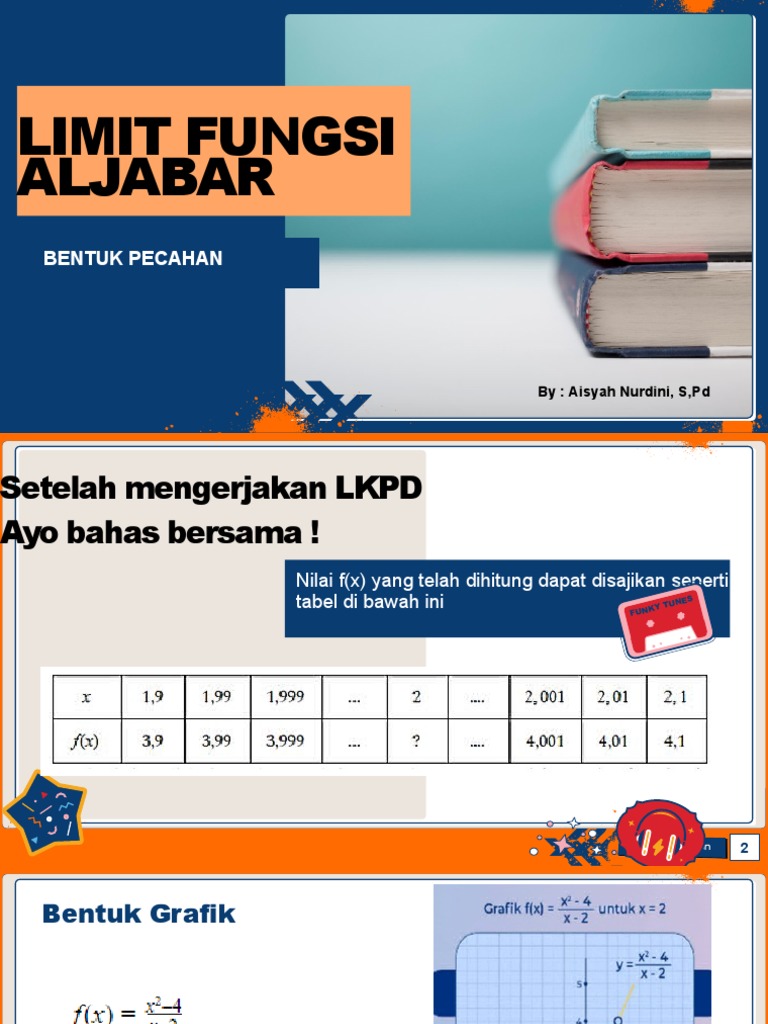 Limit Fungsi Aljabar Bentuk Pecahan | PDF
