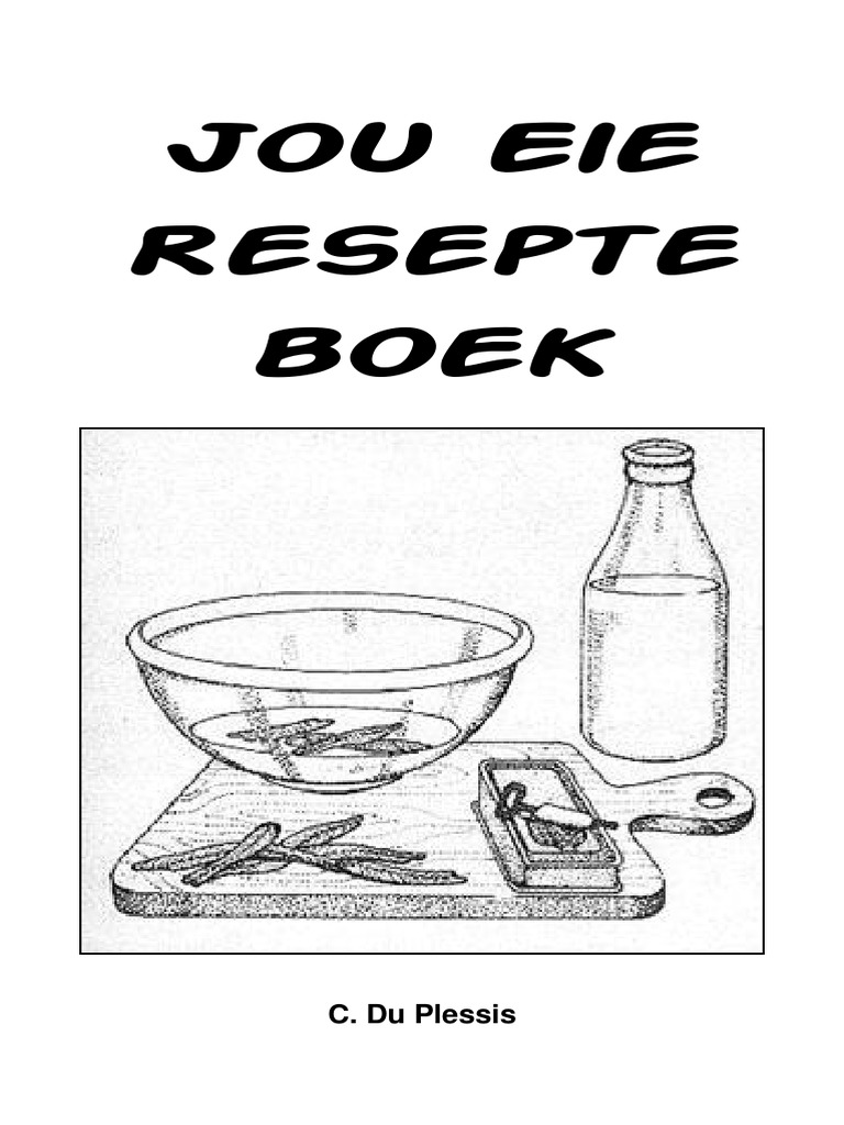 Jou Eie Resepte Boek | PDF