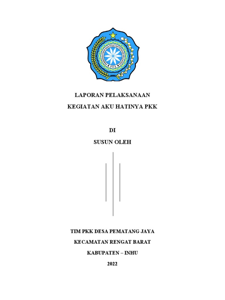 Laporan Pelaksanaan Kegiatan Hatinya PKK | PDF