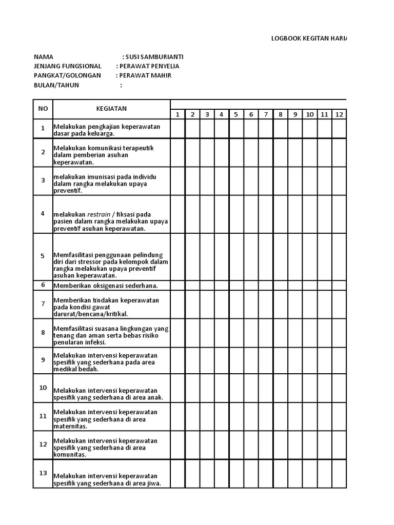 LOGBOOK | PDF | Pengembangan Diri | Sains & Matematika