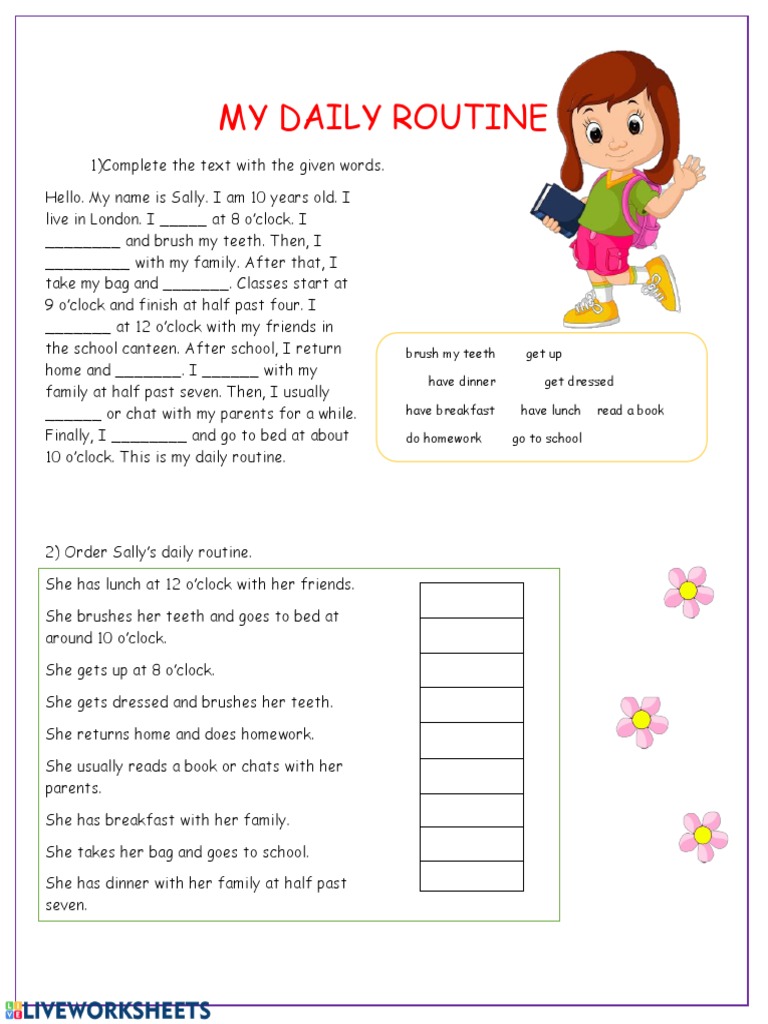 My Daily Routine | PDF