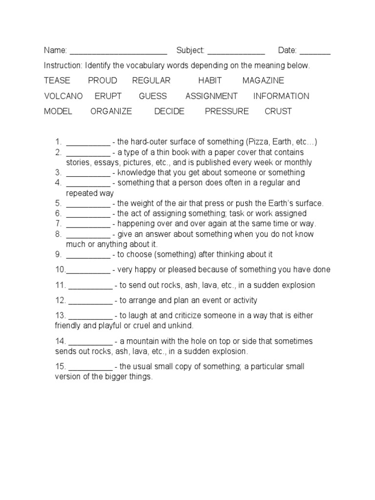 Max's Good Habit (Robin) | PDF | Volcano | Lava