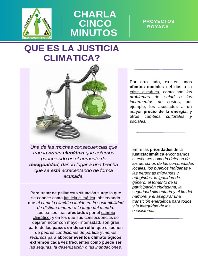 Justicia climatica | PDF