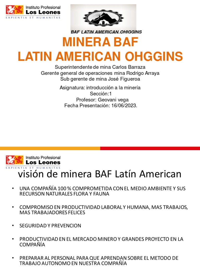 Mina Baf | PDF | zoo | Minería