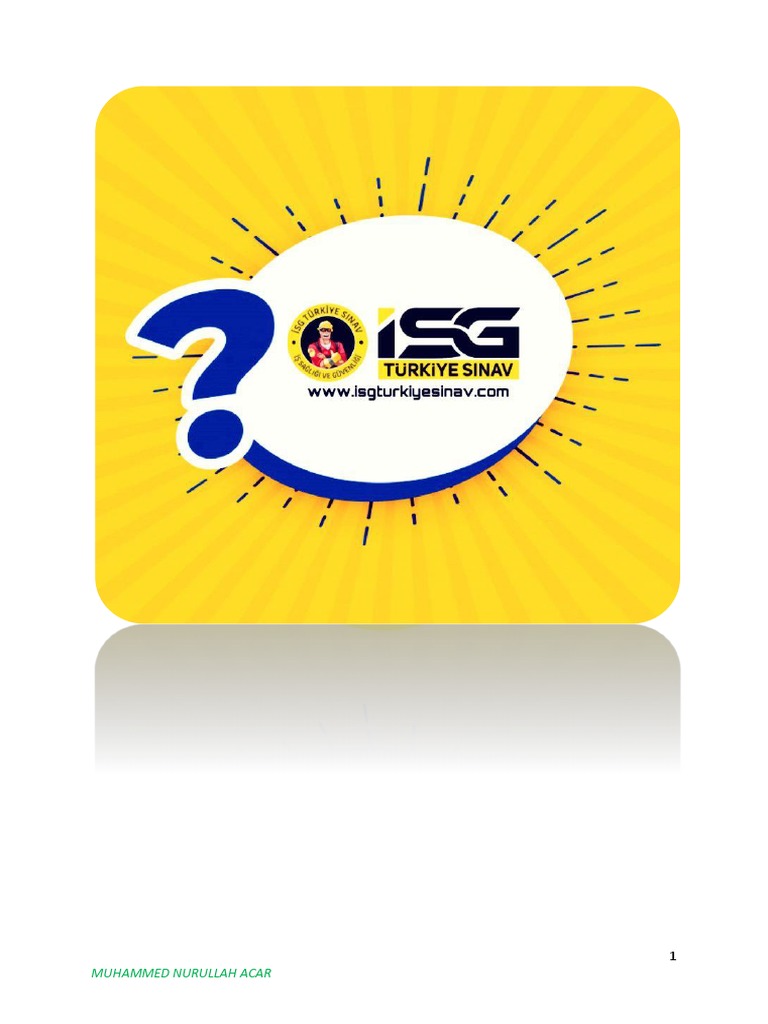 1.KONU ISG TARIHSEL GELISIMI @isg Turkiye Sinav @nacar - Isg 2 | PDF