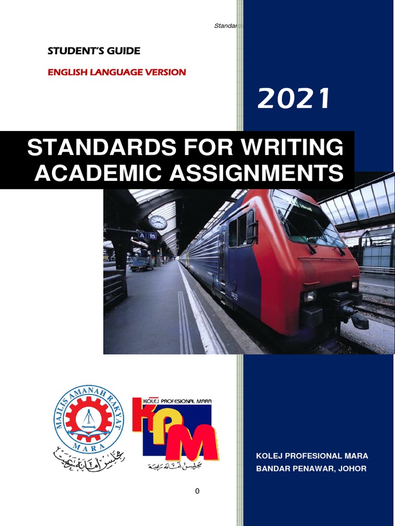 2 Standards For Writing Academic Assignments - ENG | PDF | Apa Style ...