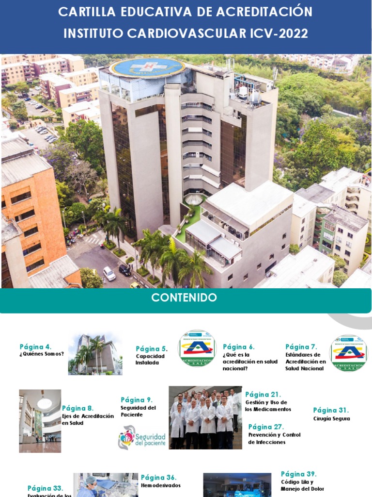 Cartilla Educativa Acreditación Icv 2022 | PDF | Farmacia | Medicamentos con receta