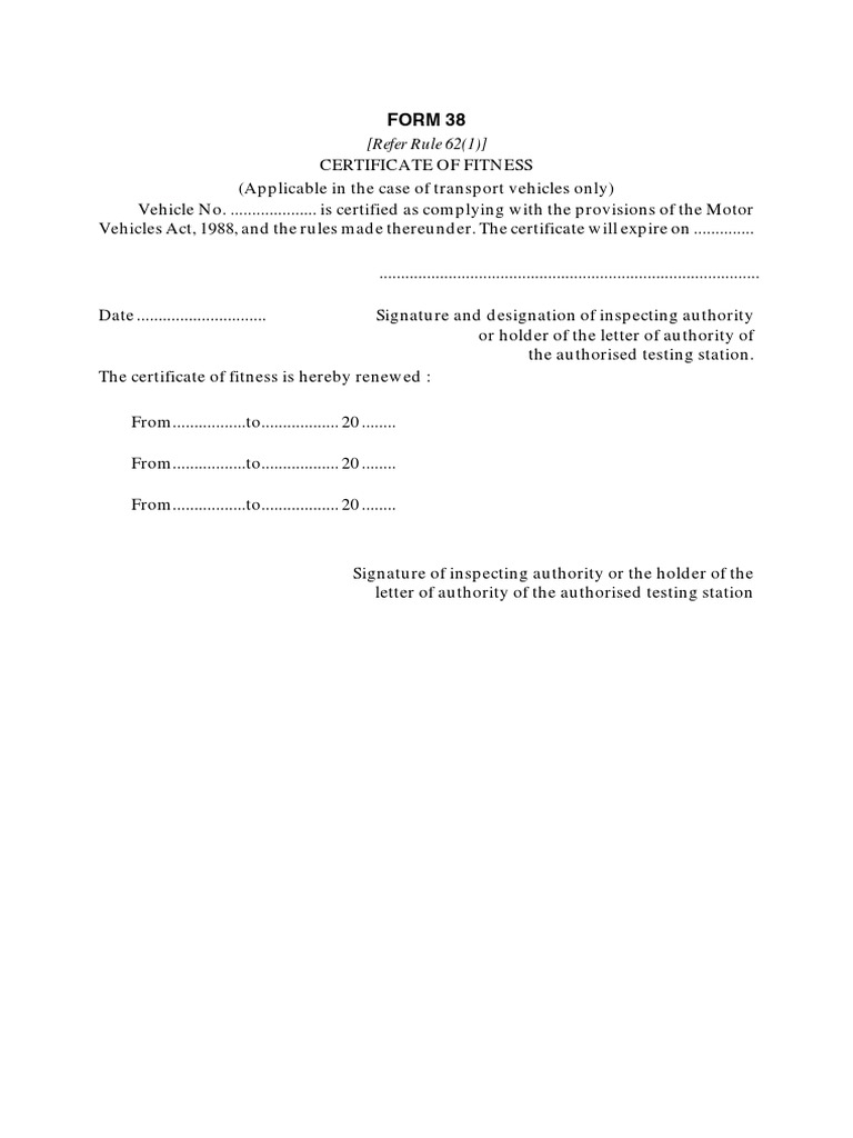 FORM-38 | PDF