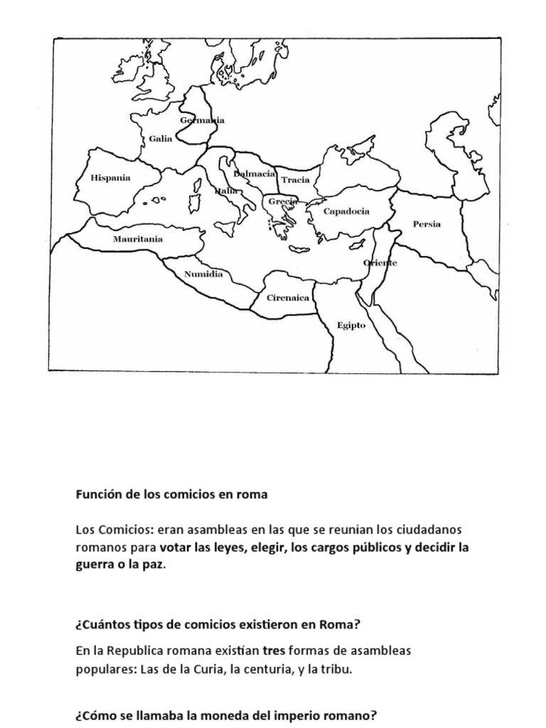 Función de los comicios en roma | PDF