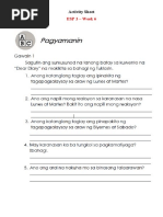 Filipino Grade3 Activity Sheets | PDF