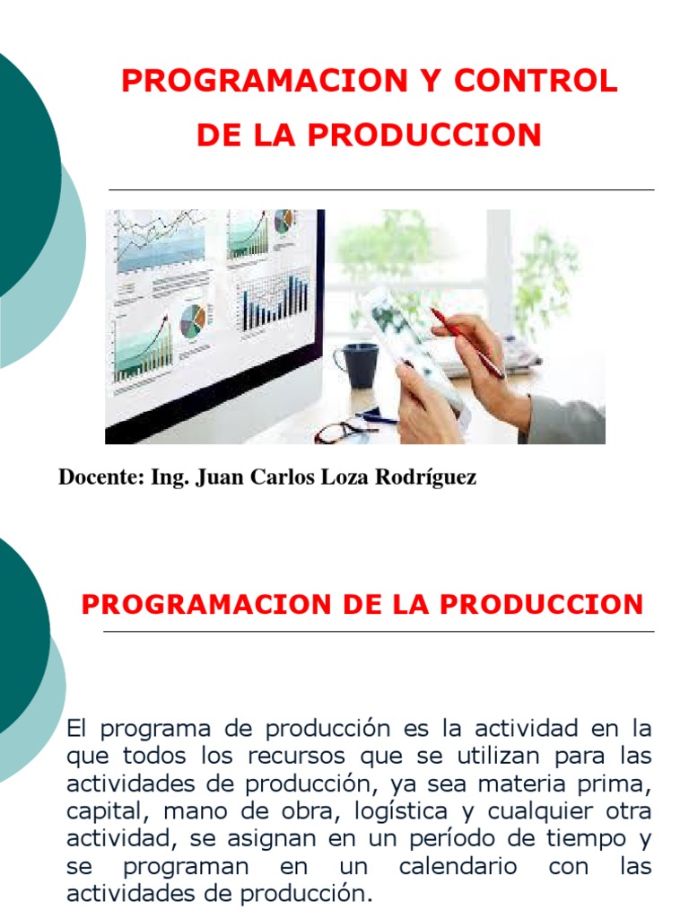 Unidad 3 Programacion de La Produccion | Descargar gratis PDF ...