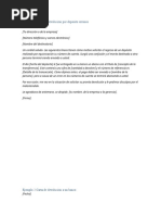 Ejemplo de Carta Con Aviso de Anexos | PDF