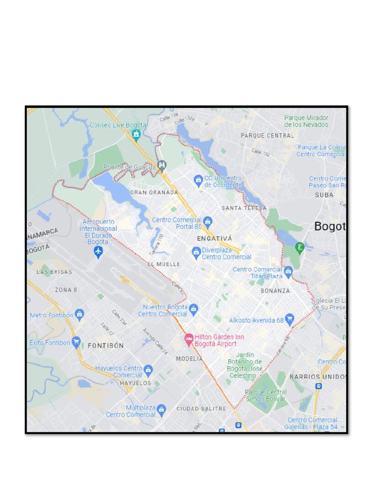Mapa Pequeño Engativa | PDF