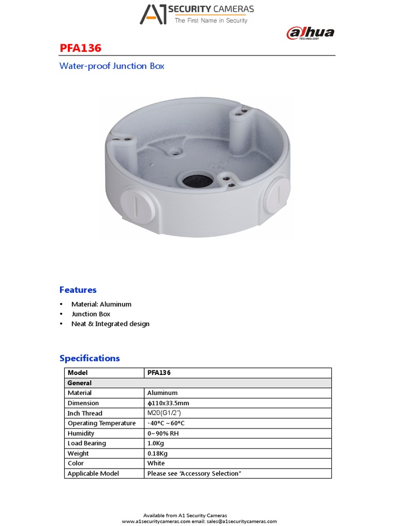 Dahua Pfa136 A1 | PDF | Technology & Engineering