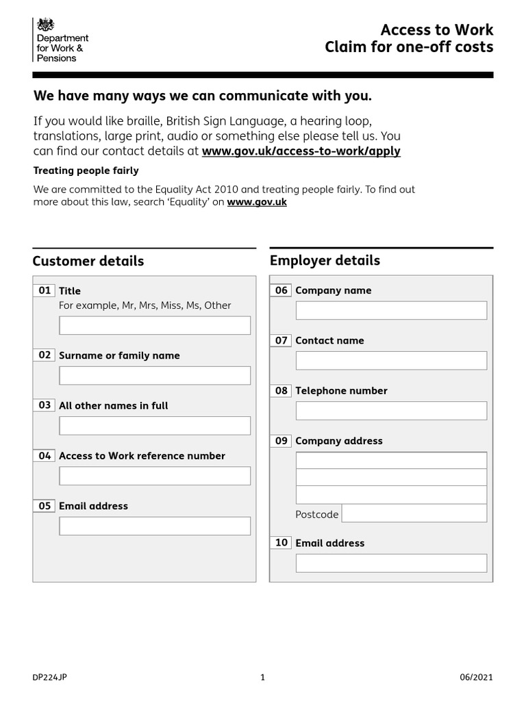 SAE Claim Form | PDF | Service Industries