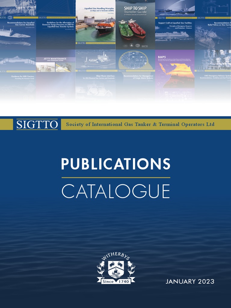 Sigtto Catalogue January 2023 | PDF | Valve | Liquefied Natural Gas