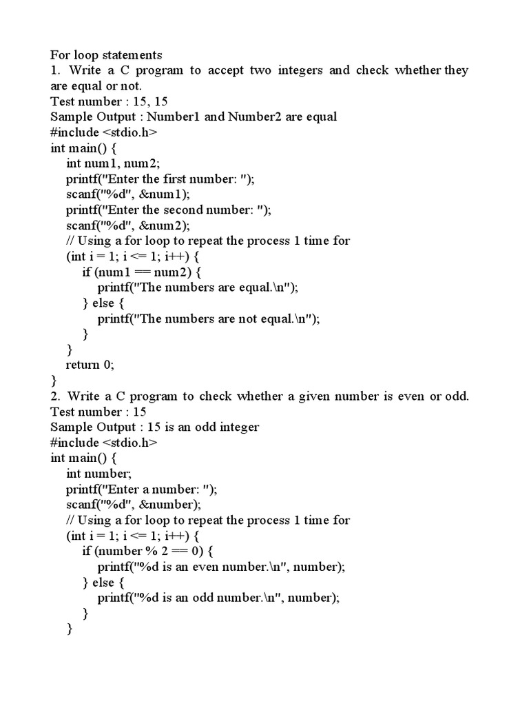 CFP Loop Statements | PDF | Computer Science | Software Engineering