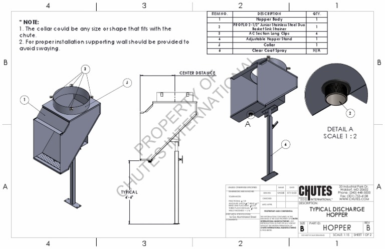 Hopper Discharge | Download Free PDF | Sheet Metal | Business Process
