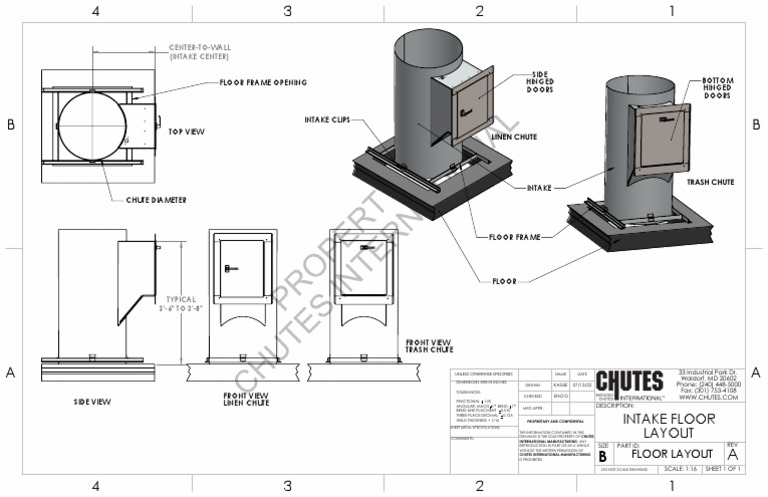 Intake Plan View | PDF | Mechanical Engineering | Industrial Processes