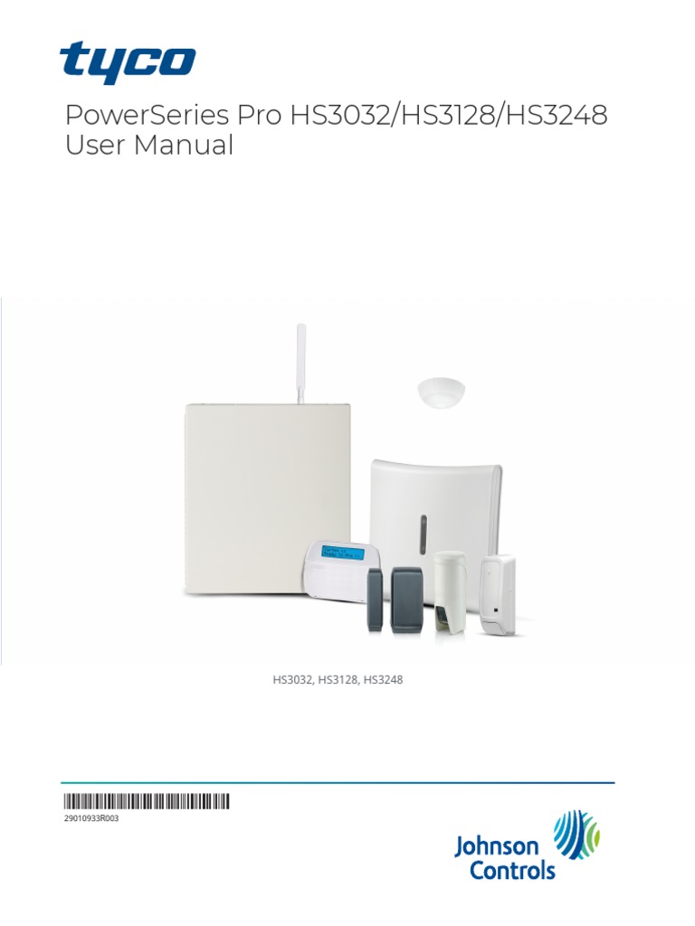 PSP HS3032 HS3128 HS3248 User Manual 29010933R003 EN | PDF | Security Alarm