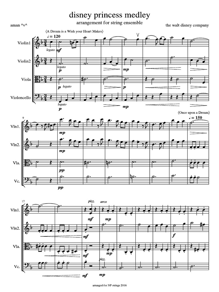 Disney Princess Medley | PDF