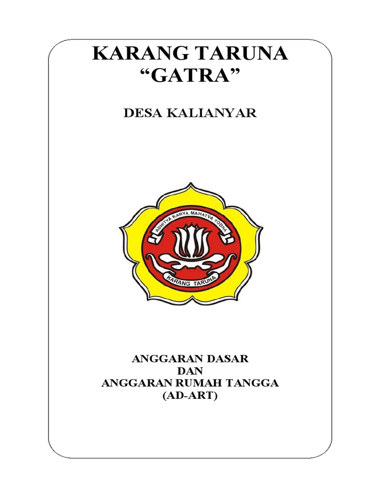 AD ART Karang Taruna Gatra | PDF
