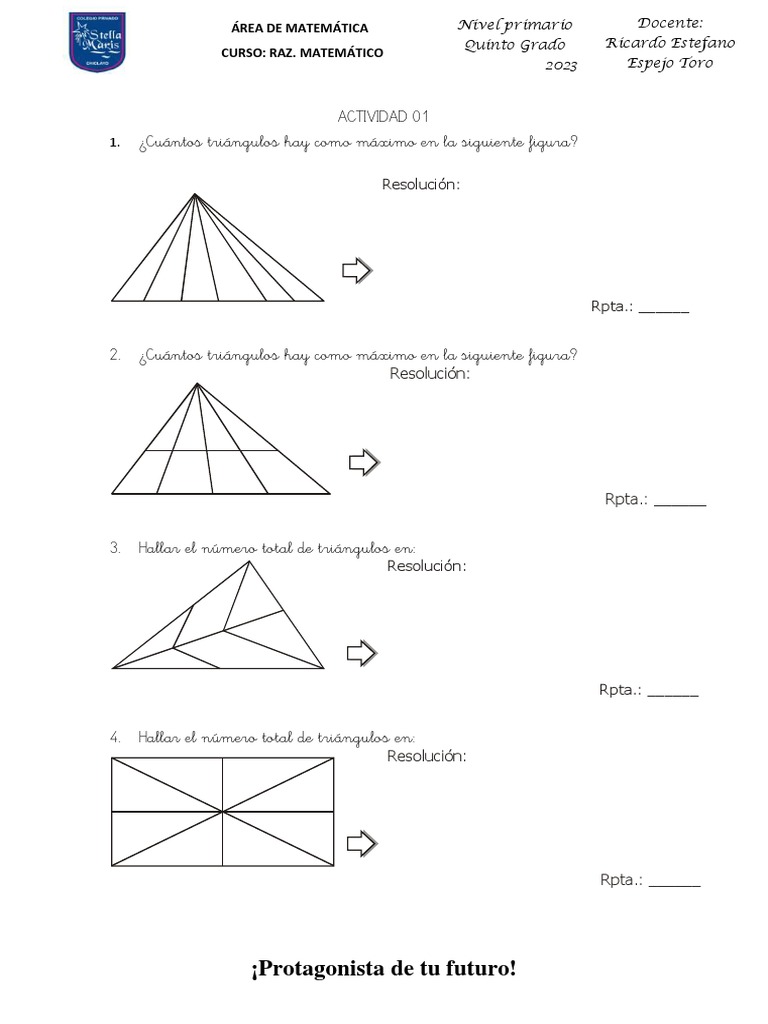 Razonamiento Matemático 22-04-2023 - 2da Unidad | PDF | Rectángulo