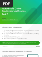 Quickbooks Online Certification Practice Test | PDF | Finance & Money ...