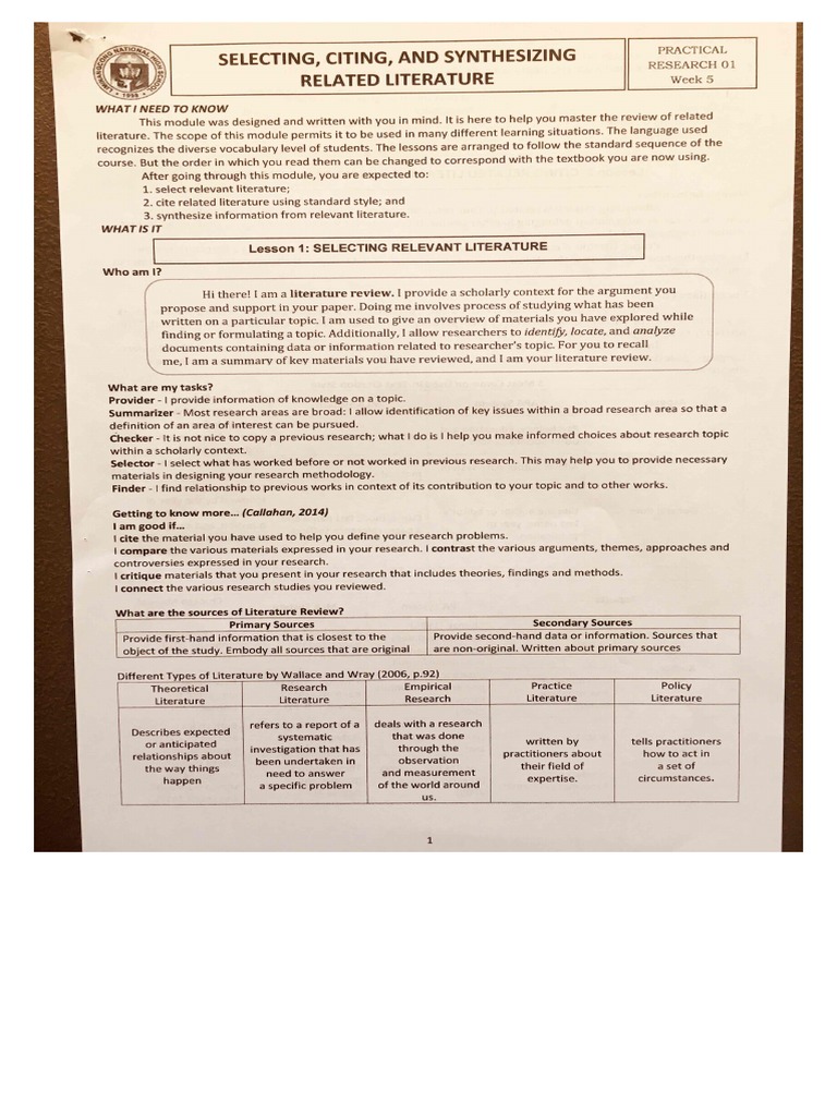 Practical Research Module 5 | PDF