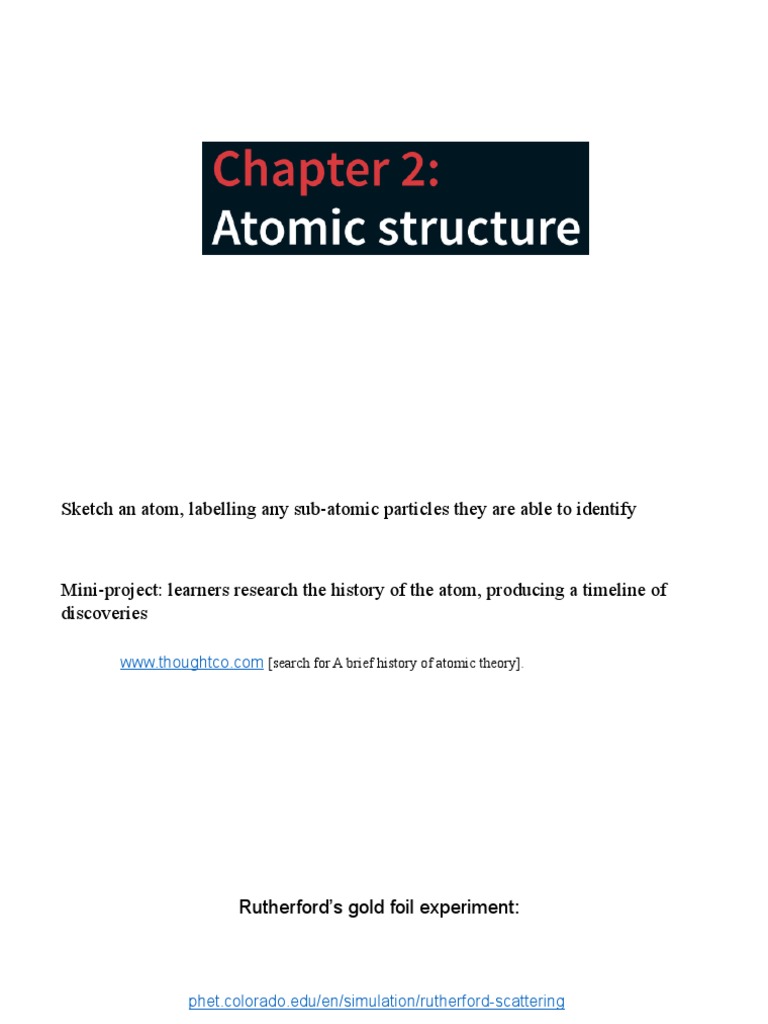 Atomic Structure | PDF | Electron Configuration | Atomic Orbital Atomic Structure | PDF | Electron Configuration | Atomic Orbital