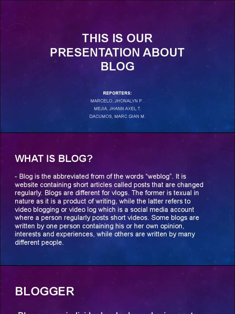 Blog Hshhs | PDF | Blog | Communication