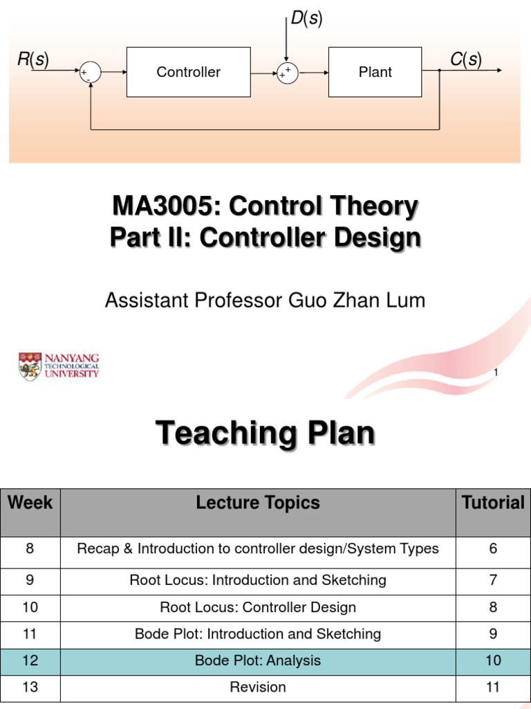 MA3005 Lecture 12 | PDF | Computer Engineering | Analog Circuits
