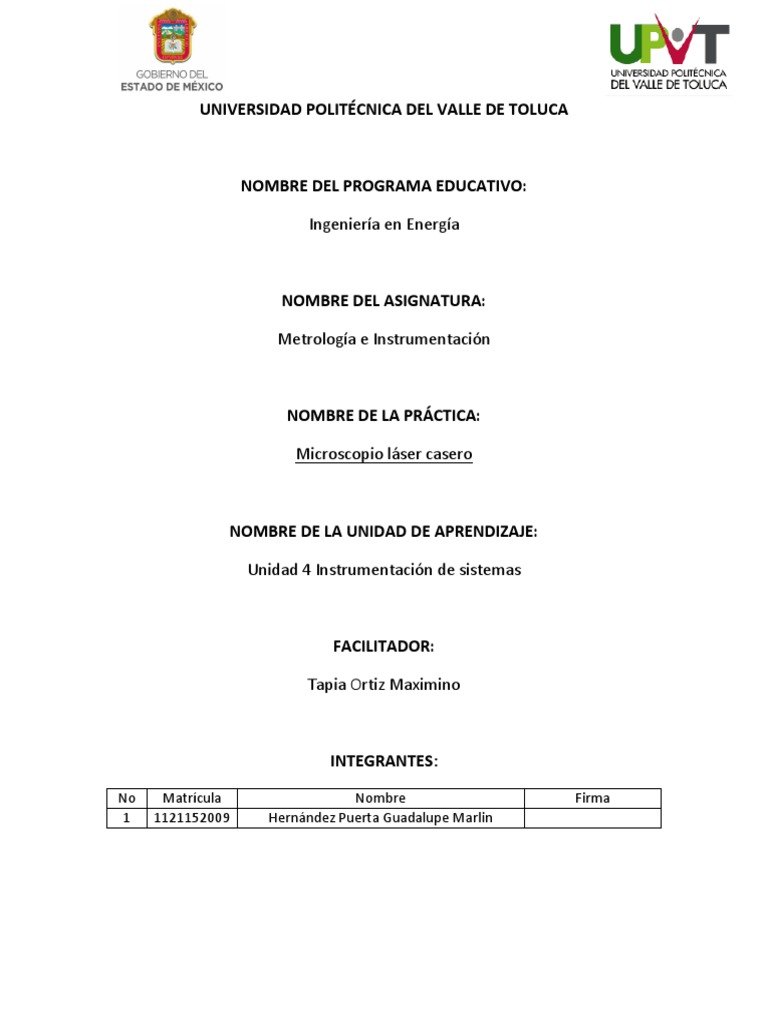 Práctica U5 Metrología | PDF | Par termoeléctrico | Laboratorios