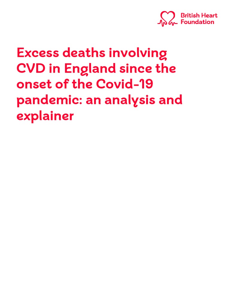 CVD Excess Deaths in England Post-COVID | PDF | Cardiovascular Diseases ...