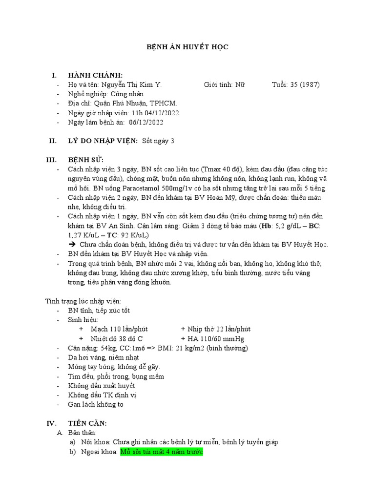 BA SUY TỦY Final | PDF