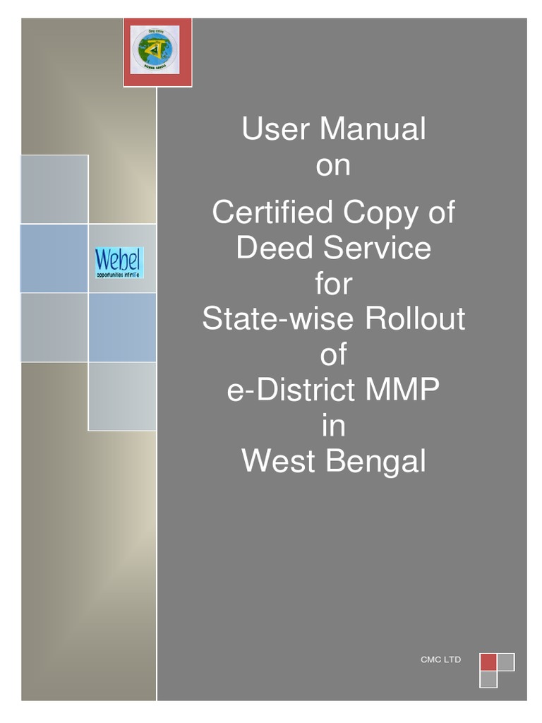 WB EDistrict User Manual Applicant Certified Copy of Deed 0.2 4may15 ...