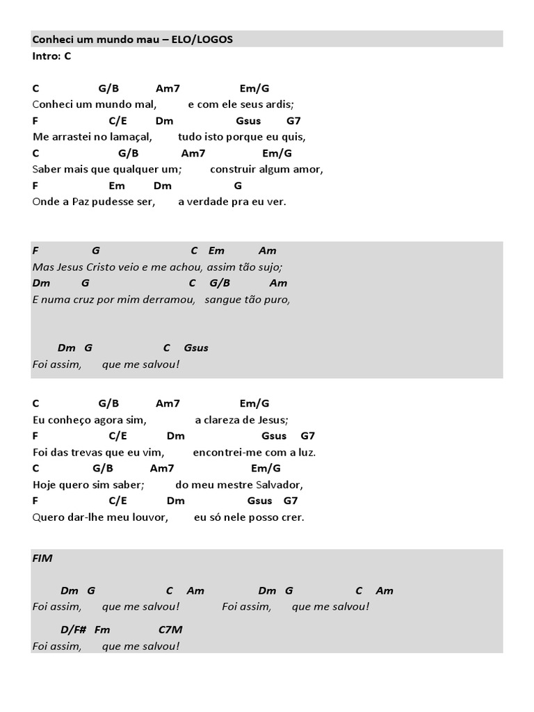 Conheci Um Mundo Mau | PDF