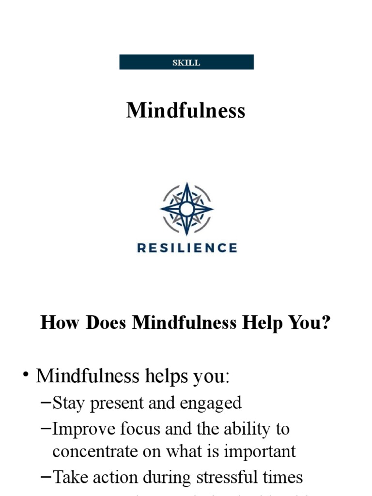 Mindfulness With Video | PDF | Mindfulness | Attention