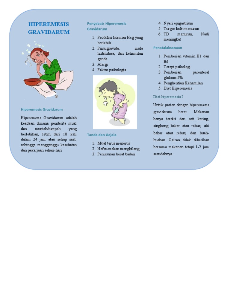 Leaflet Hiperemesis Gravidarum | PDF