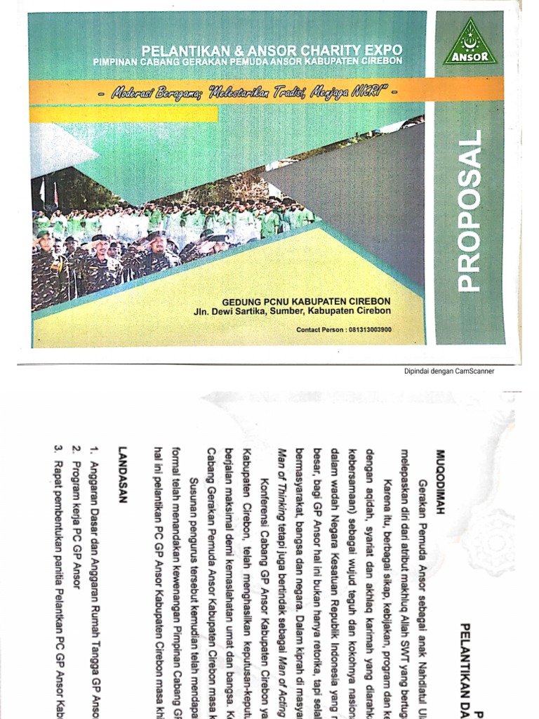Proposal Pengukuhan | PDF Proposal Pengukuhan | PDF