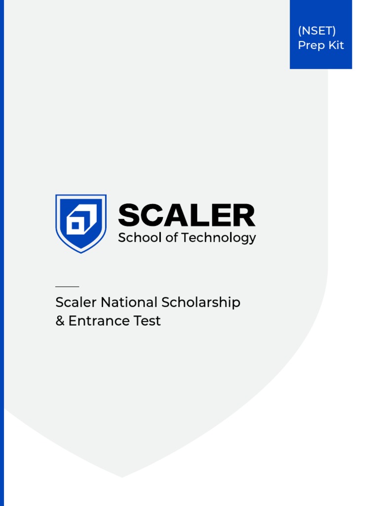 Scaler NSET Prep Kit | PDF | Reading Comprehension | Mathematics