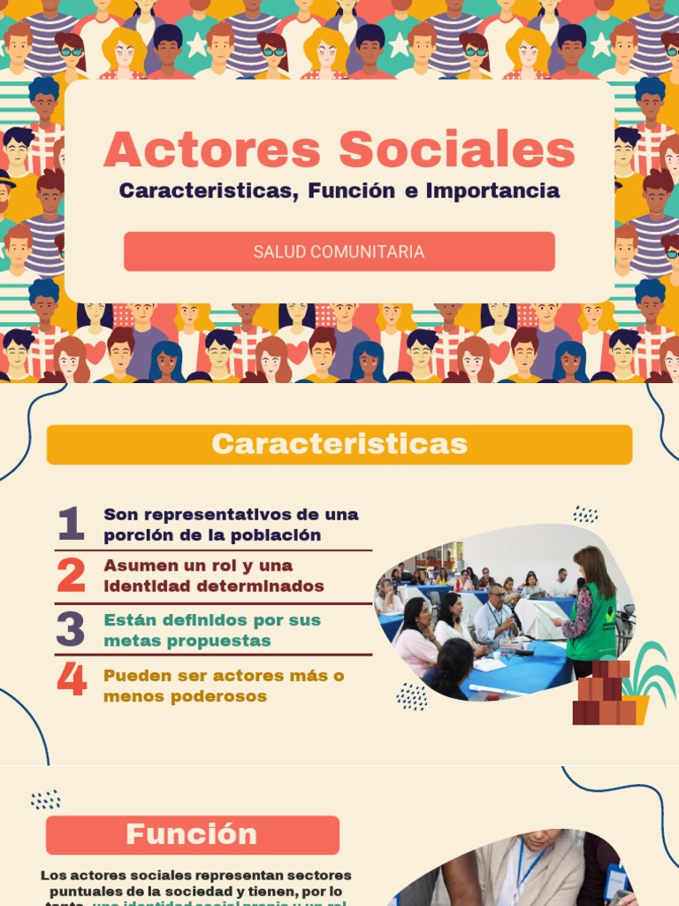 Actores Sociales (Caracteristicas, Función e Importancia) | PDF