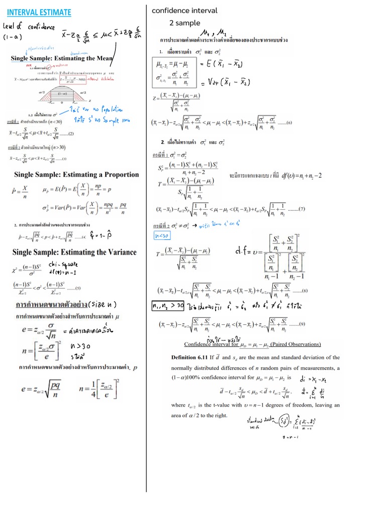 Cheat Sheet For Stat Final Exam | PDF | Tests | Analysis