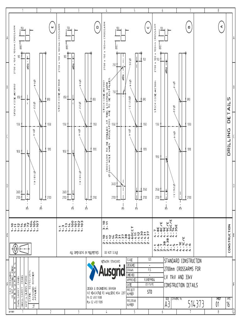 Cross Arm For 11kV AND 33kV | PDF