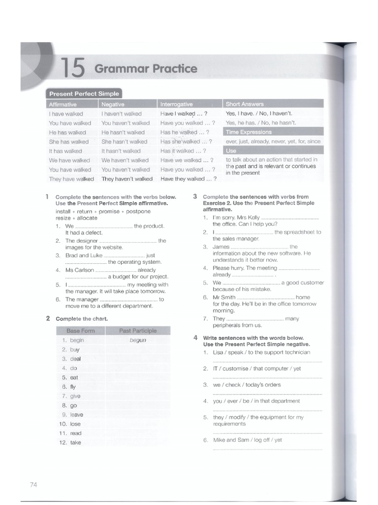 Present Perfect Simple and Past Simple Practice | PDF